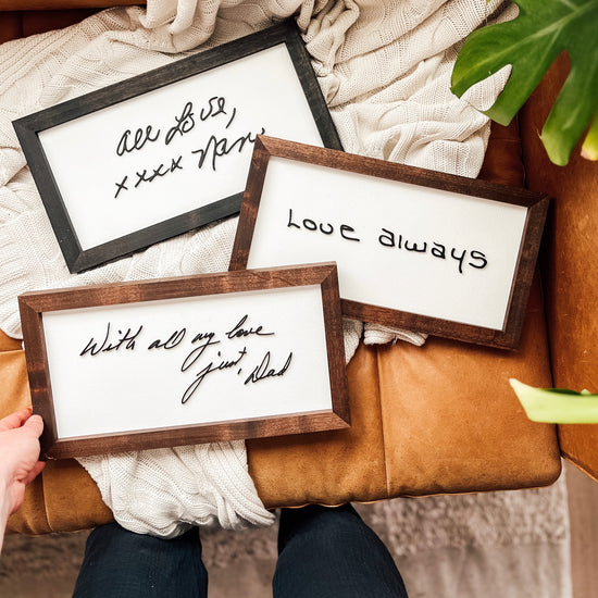 Small Handwritten Note – Ali Wood Creations