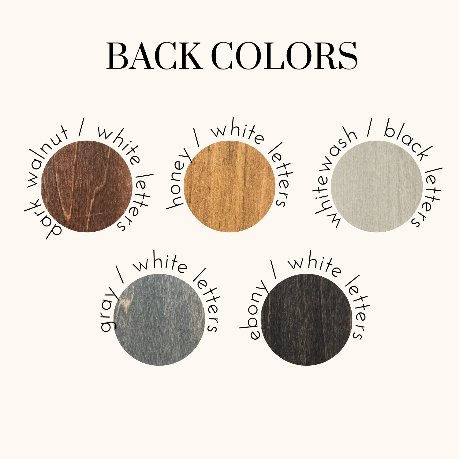 Unframed Small Handwriting Sign – Ali Wood Creations