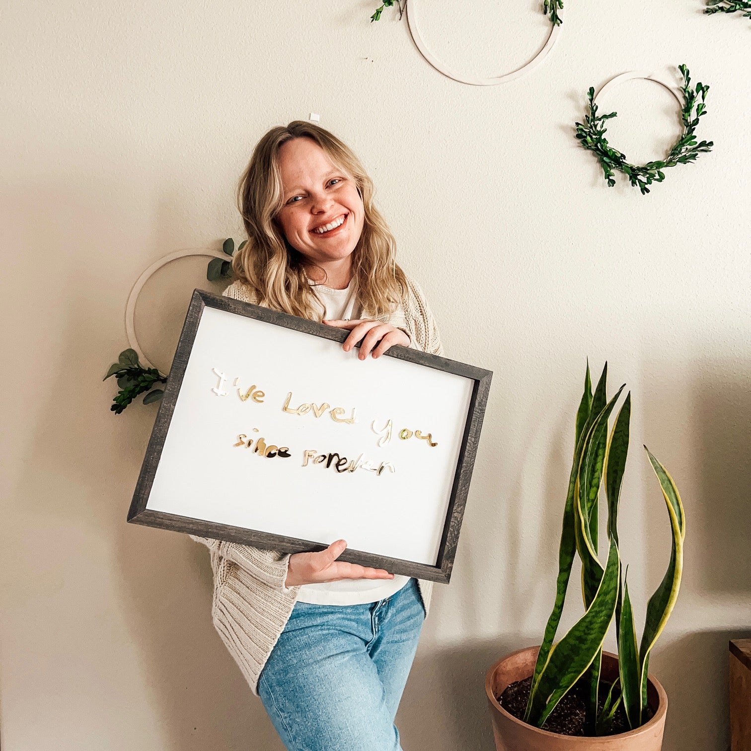 GOLD Medium Handwriting Note – Ali Wood Creations