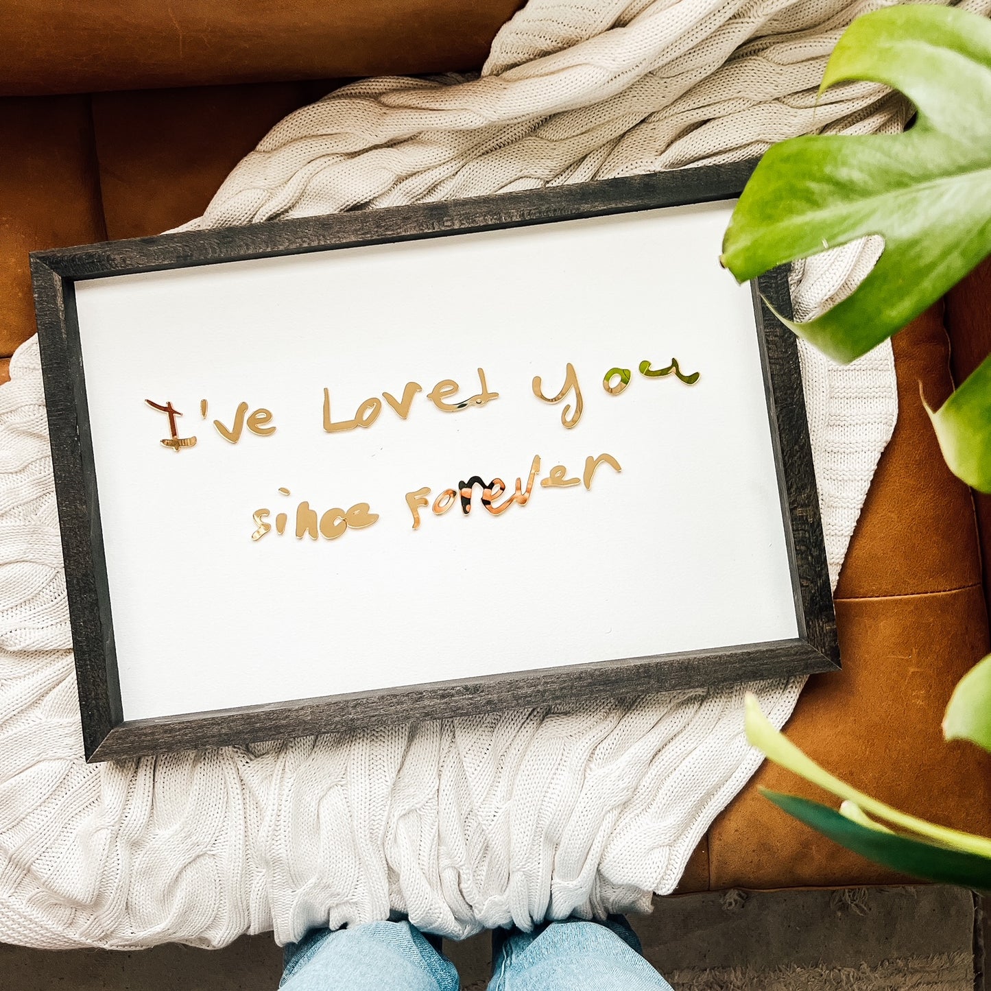 GOLD Medium Handwriting Note – Ali Wood Creations